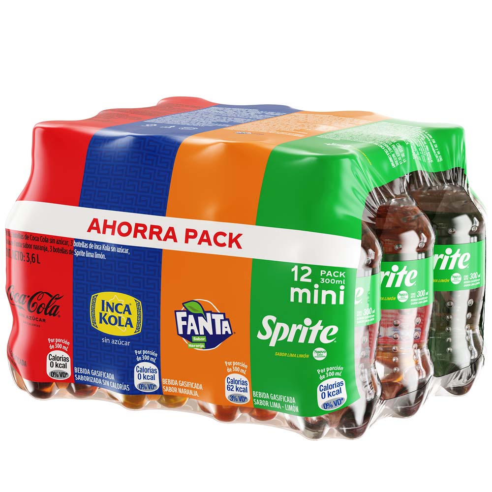 Gaseosas MULTISABOR Botella 300ml Paquete 12un - Shopstar
