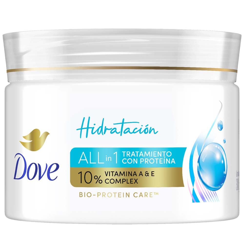 Tratamiento Capilar con Proteína DOVE Hidratación Frasco 300g - Shopstar