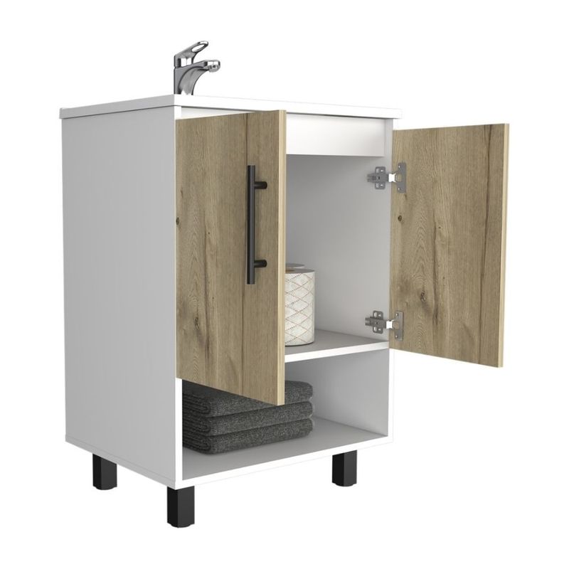 Vanitorio Bath Melamina Blanco/Duna - Shopstar