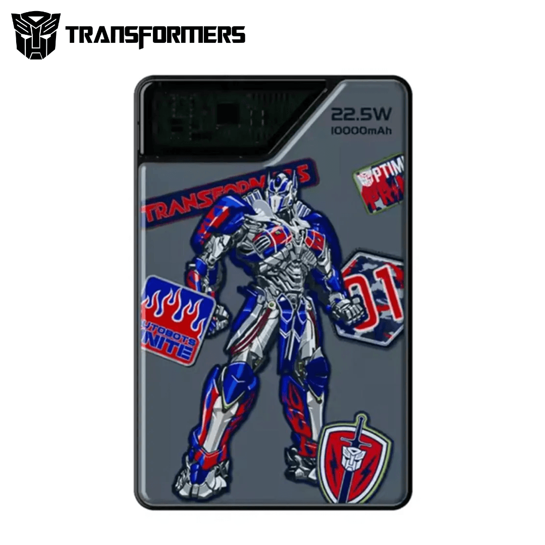 Power Bank 10000 Mah Transformers TF-D10 Carga Rápida Gris - Shopstar