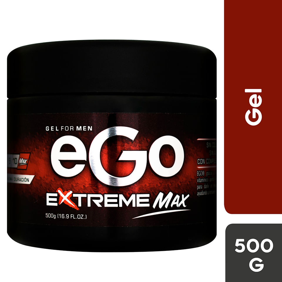 Gel para Cabellos For Men Extreme Max Ego - Pote 500 G - Shopstar