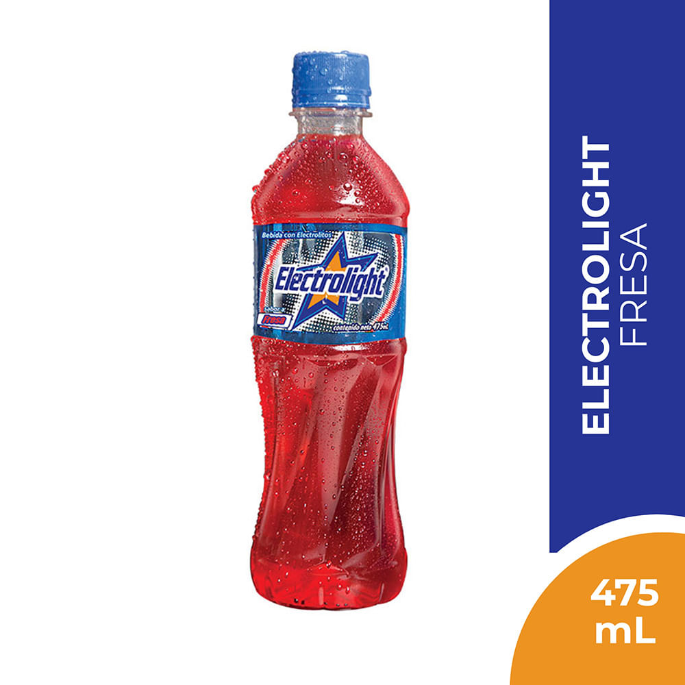 Bebida con electrolitos Electrolight sabor Fresa - Shopstar