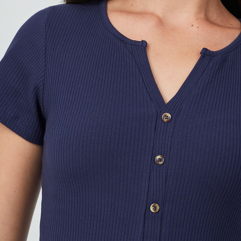 Polo Mujer Botones Manga Corta Malabar - Shopstar