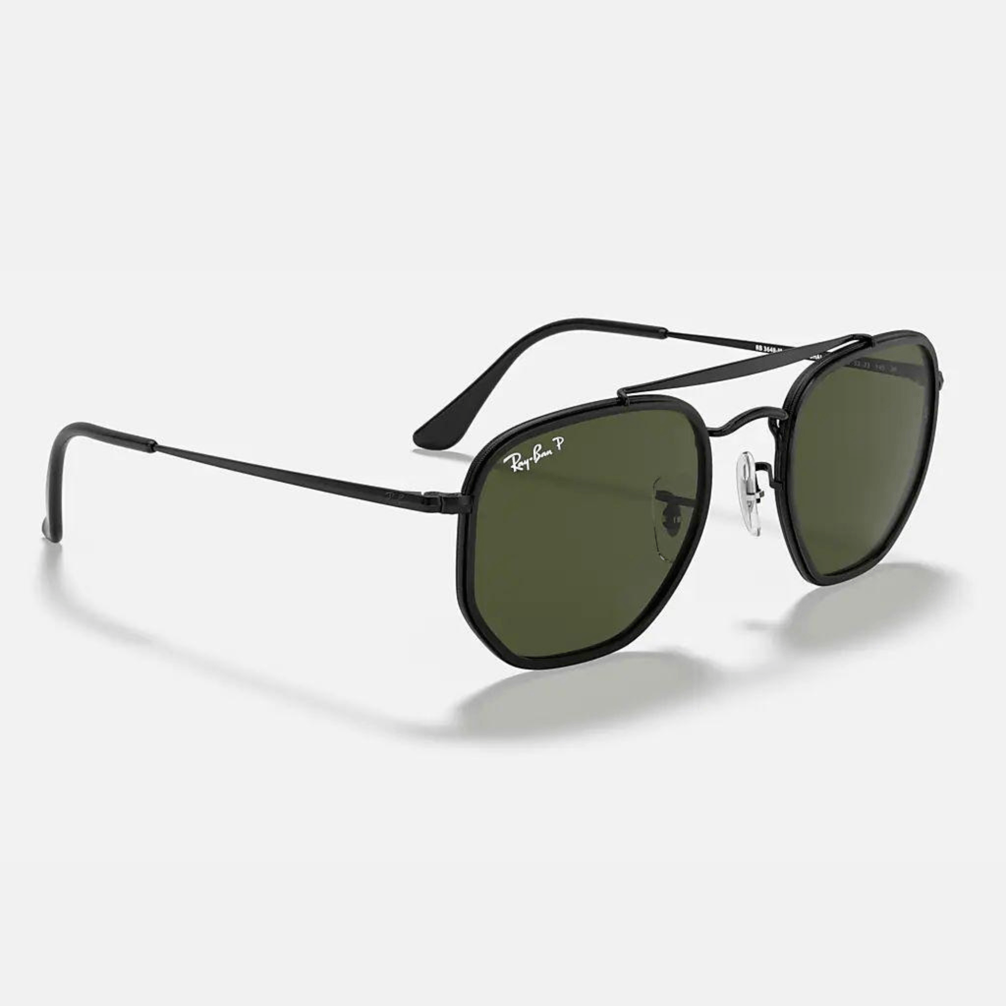 LENTES DE SOL POLARIZADO UNISEX RB3648M 002/58 52 RAY BAN THE MARSHAL ...