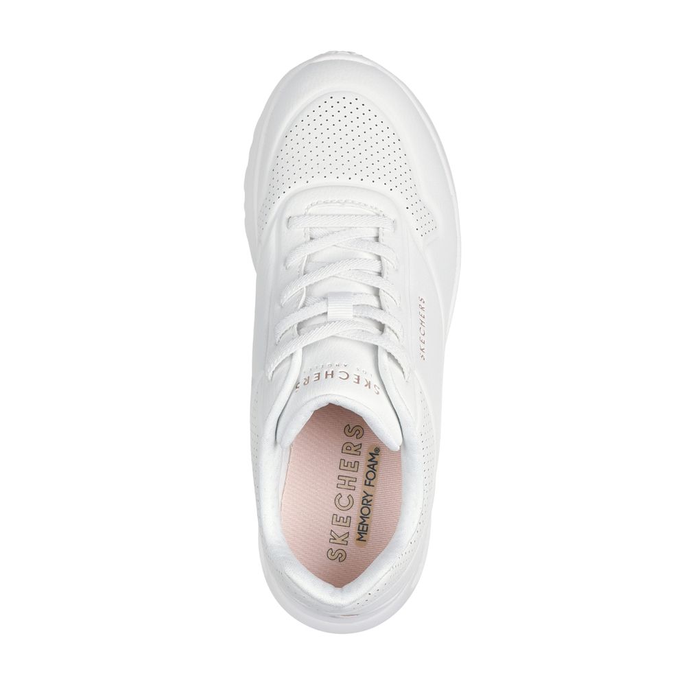 Zapatillas Urbanas Skechers Mujer Cyb Uno Lite 177289 -Wht Cyb Blanco ...