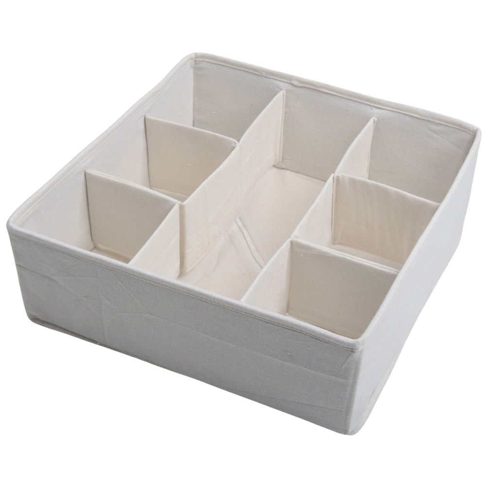 Caja Organizadora VIVA HOME Tela C/Divisiones - Shopstar
