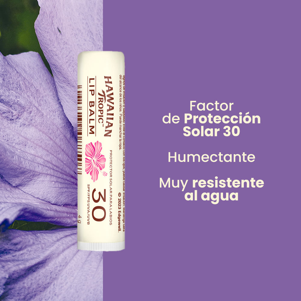 Protector Labial HAWAIIAN TROPIC Coco SPF 30 Frasco 4g - Shopstar