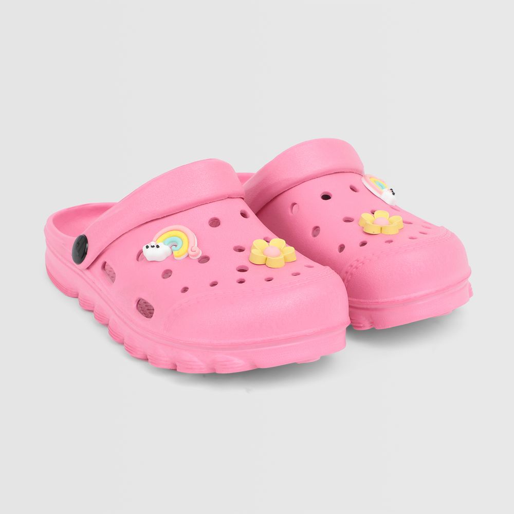 Clogs Niña Suecna Circus Charms Rosado - Shopstar