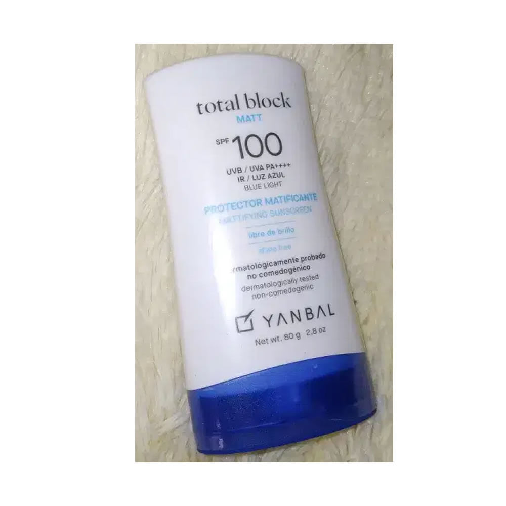Protector solar Total Block Matificante SPF 100 80g - Shopstar
