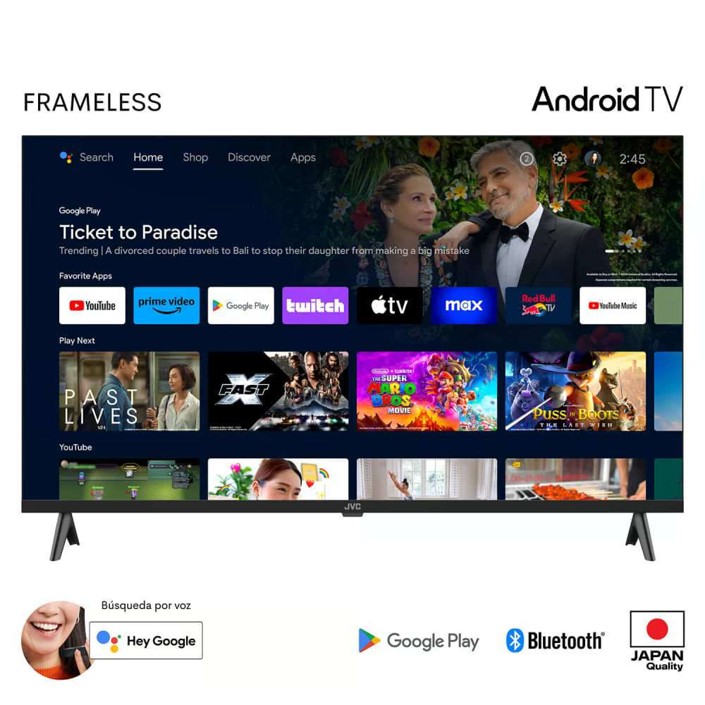 Televisor JVC 40 Full HD Android TV LT-40KB418 - Shopstar