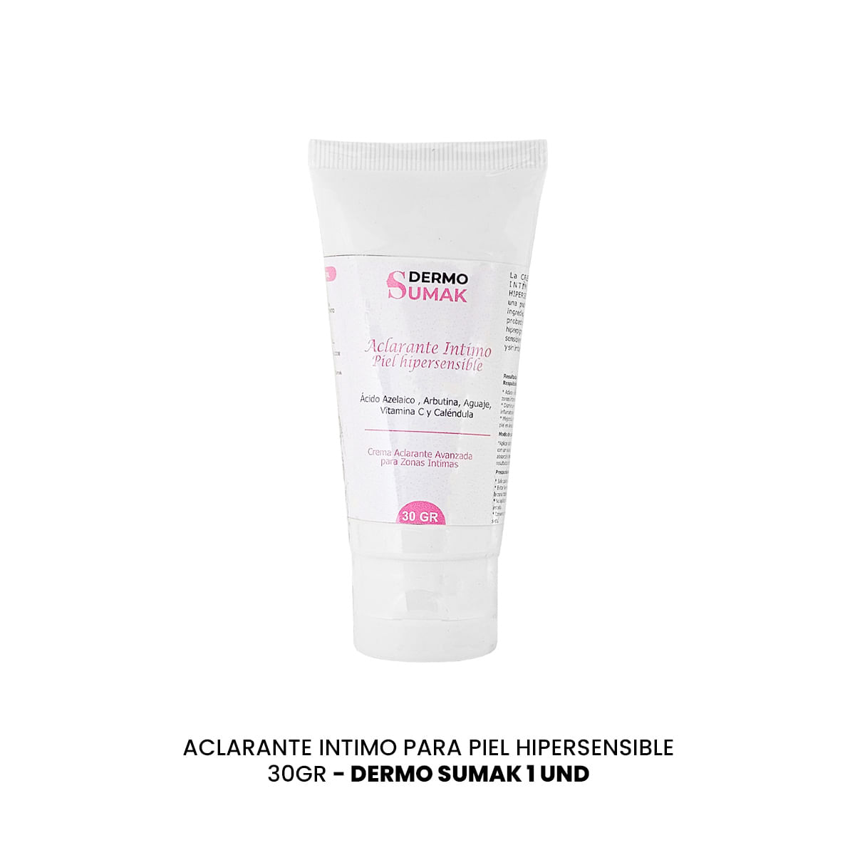 ACLARANTE INTIMO PARA PIEL HIPERSENSIBLE 30GR - DERMO SUMAK - Shopstar