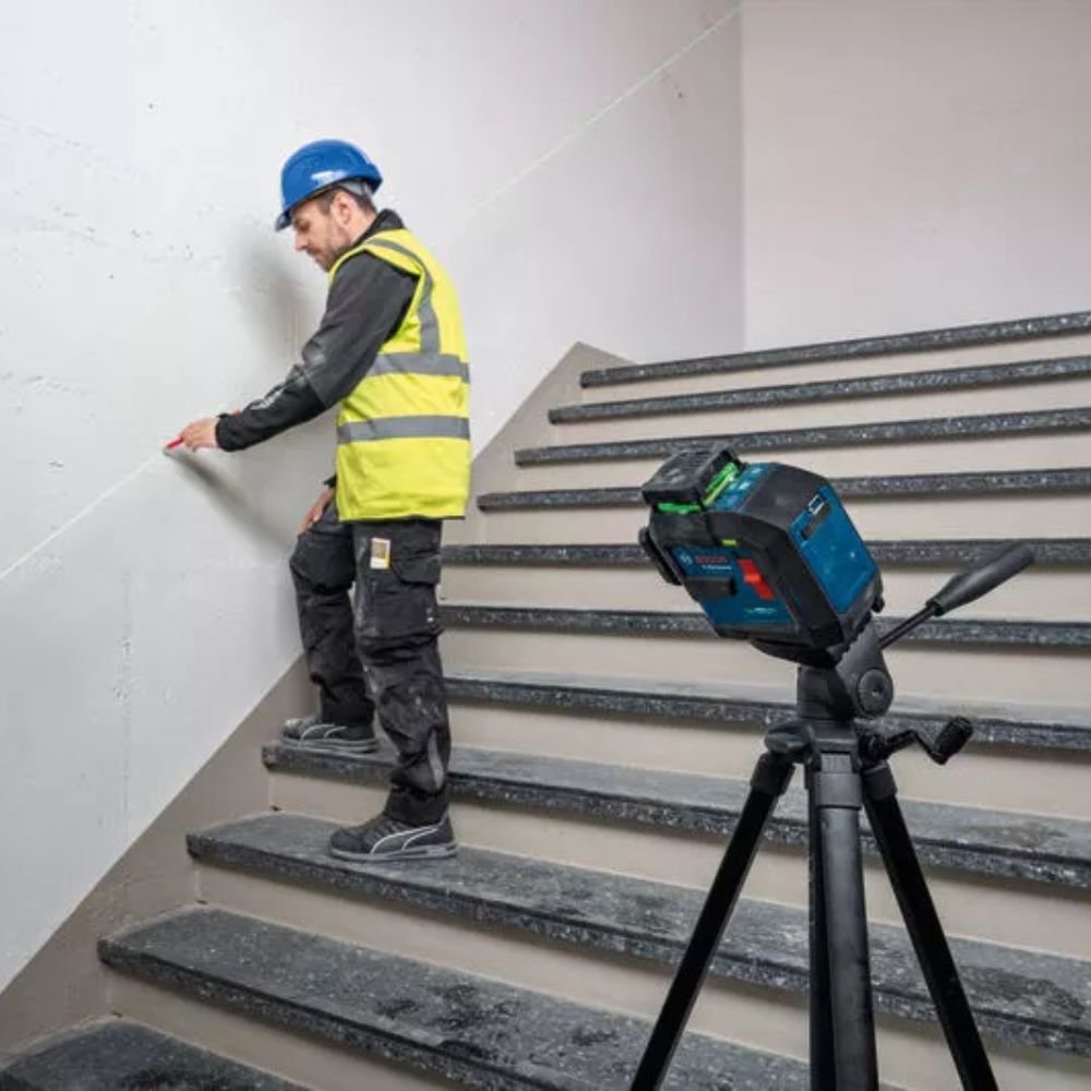 Nivel Láser de 3 Lineas Verde 30 Metros Bosch GLL 80-33 G - Shopstar