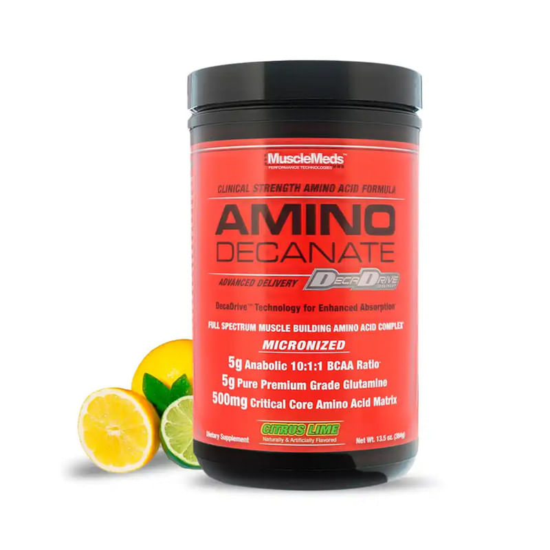 Amino Decanate 384g - MuscleMeds - Citrus Lime - Shopstar