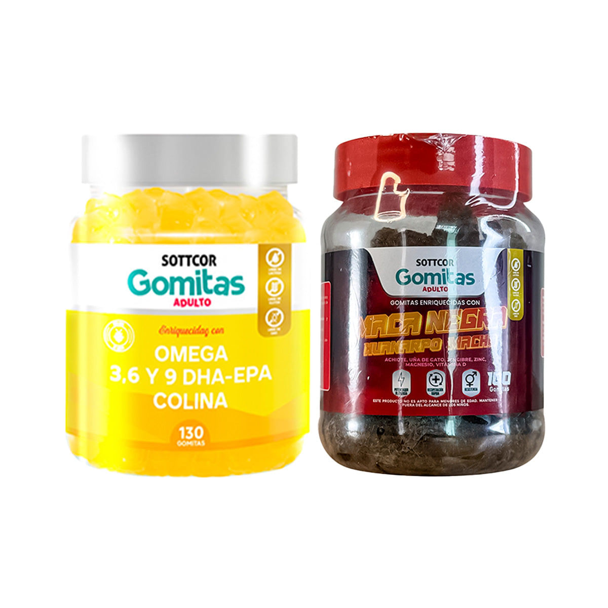 Gomitas Omega 3 + Gomitas con Maca Negra - Shopstar
