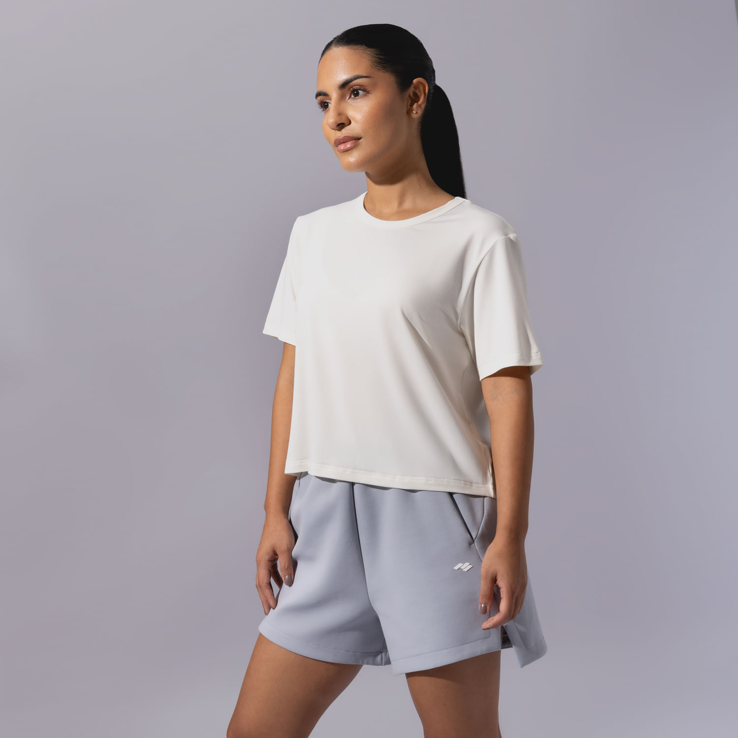 Polo Deportivo Mujer Pop Podium Off White - Shopstar