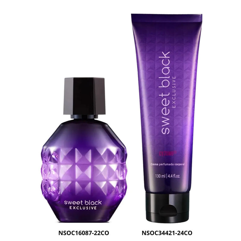 Set CyZone Sweet Black Exclusive Perfume con Crema - Shopstar