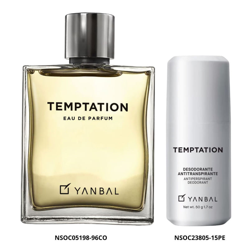 Set Yanbal Temptation Cologne Masculino con Desodorante - Shopstar