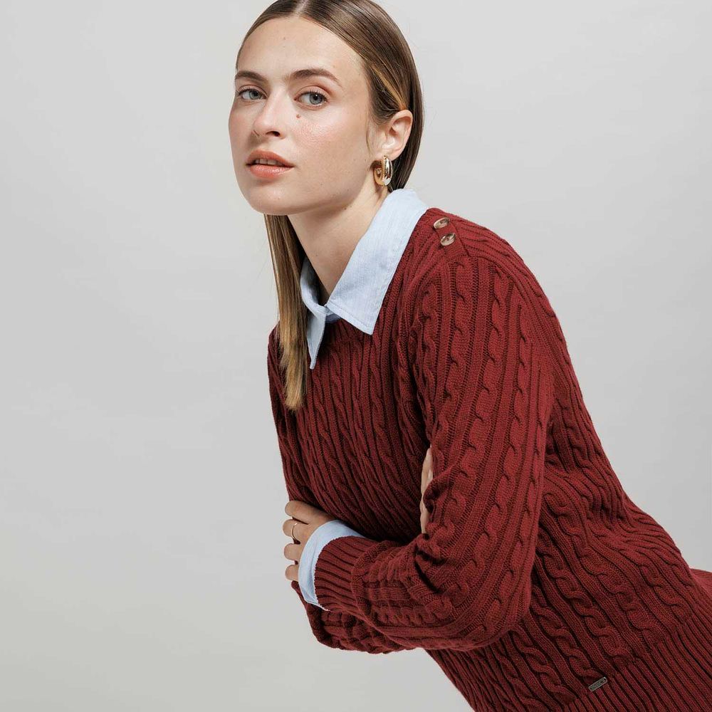 Chompa Mujer Amc Trenza - Shopstar