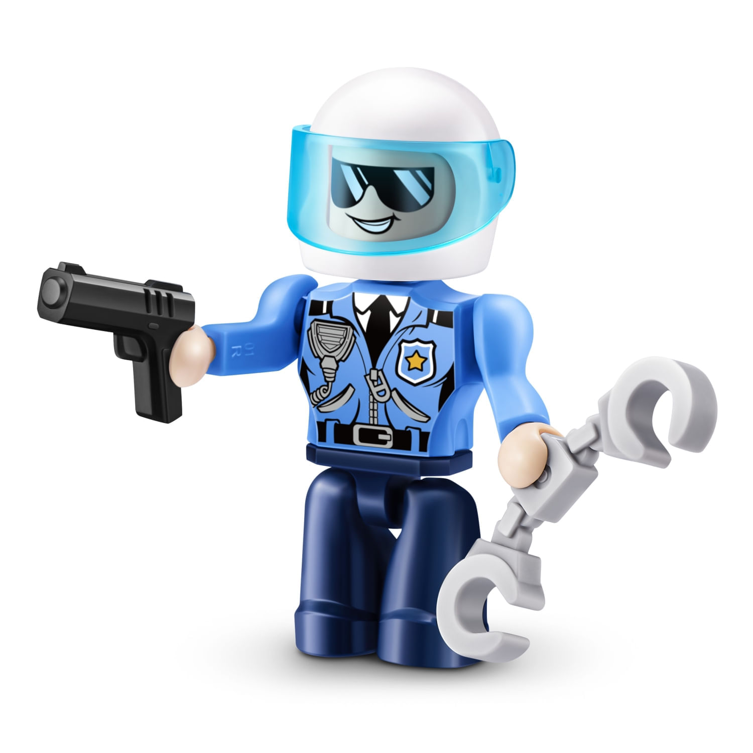 Set De Juego Bloques Max Build More Aventura Policial 125 Piezas - Shopstar