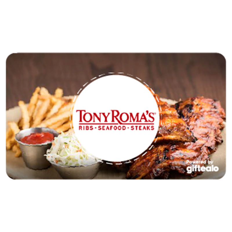 GIFTEALO Gift Card Tony Romas S/100 - 3720 - Shopstar