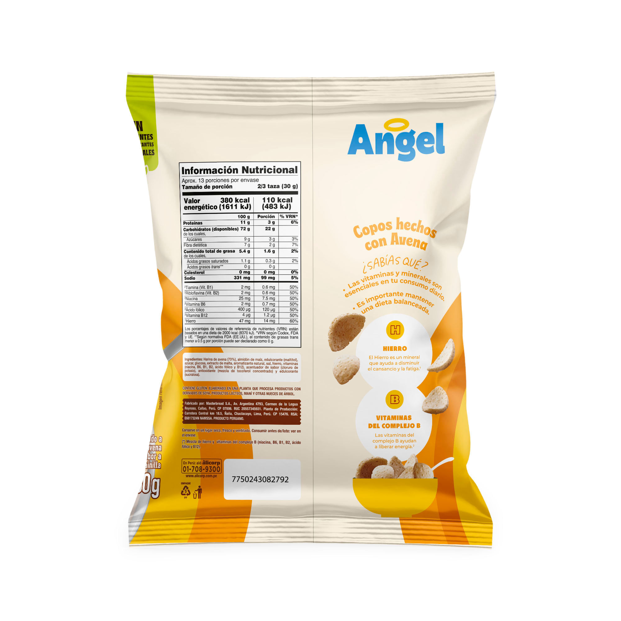 Cereal con Avena ANGEL Blíster 380g - Shopstar