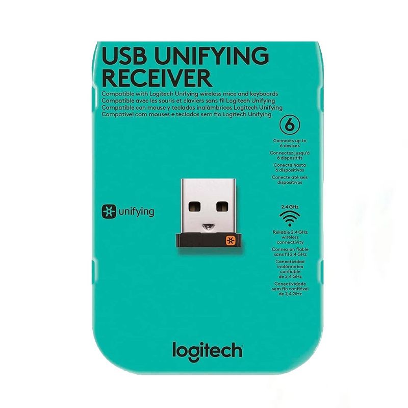 Receptor USB Unifying , hasta 6 dispositivos en Simultaneo - Shopstar