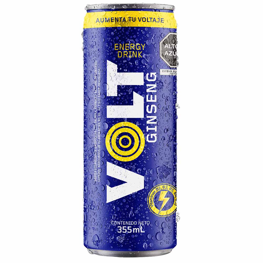 Bebida Energizante VOLT Ginseng Lata 355ml - Shopstar