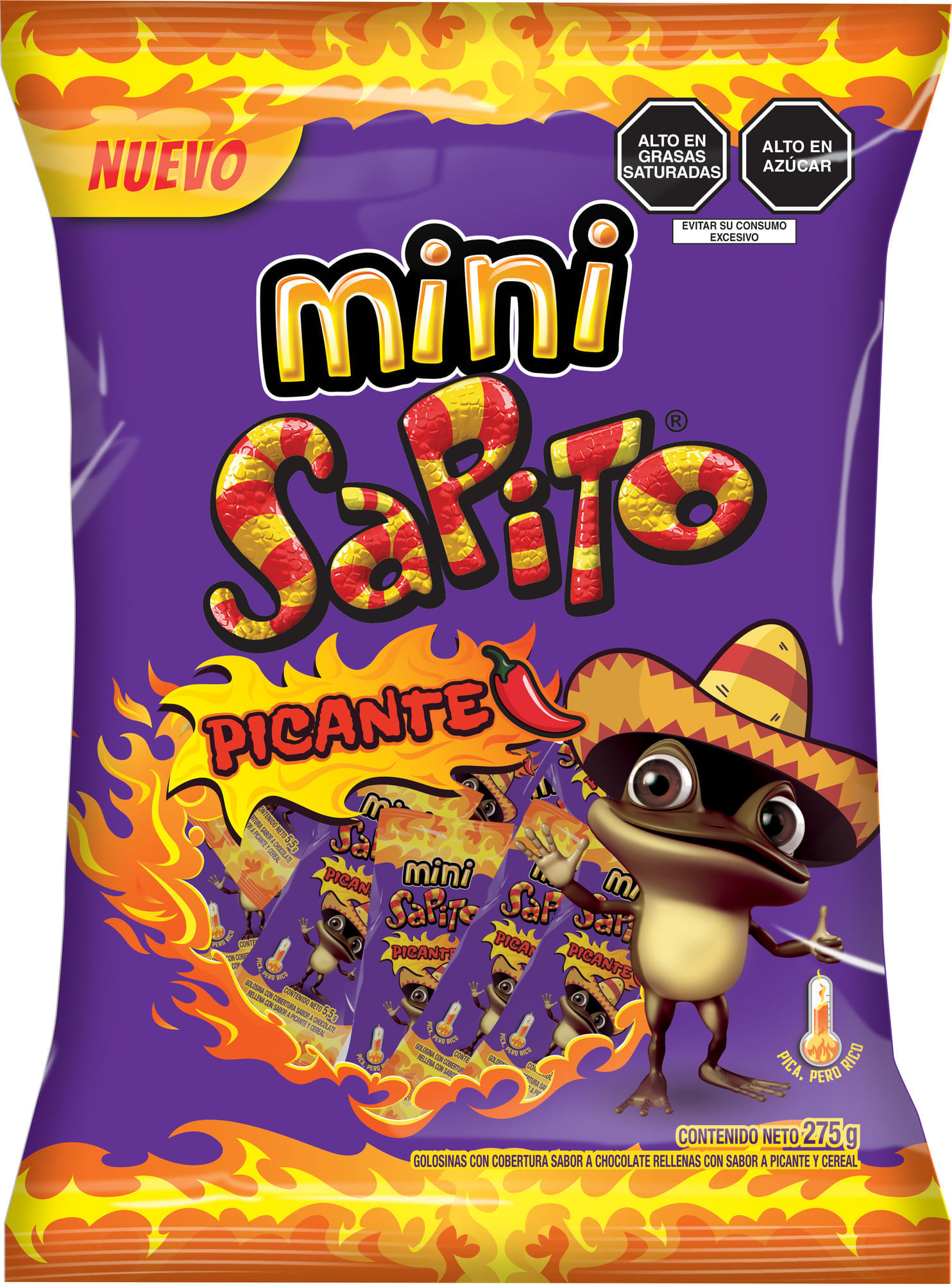 Mini SAPITO Picante Bolsa 275g - Shopstar