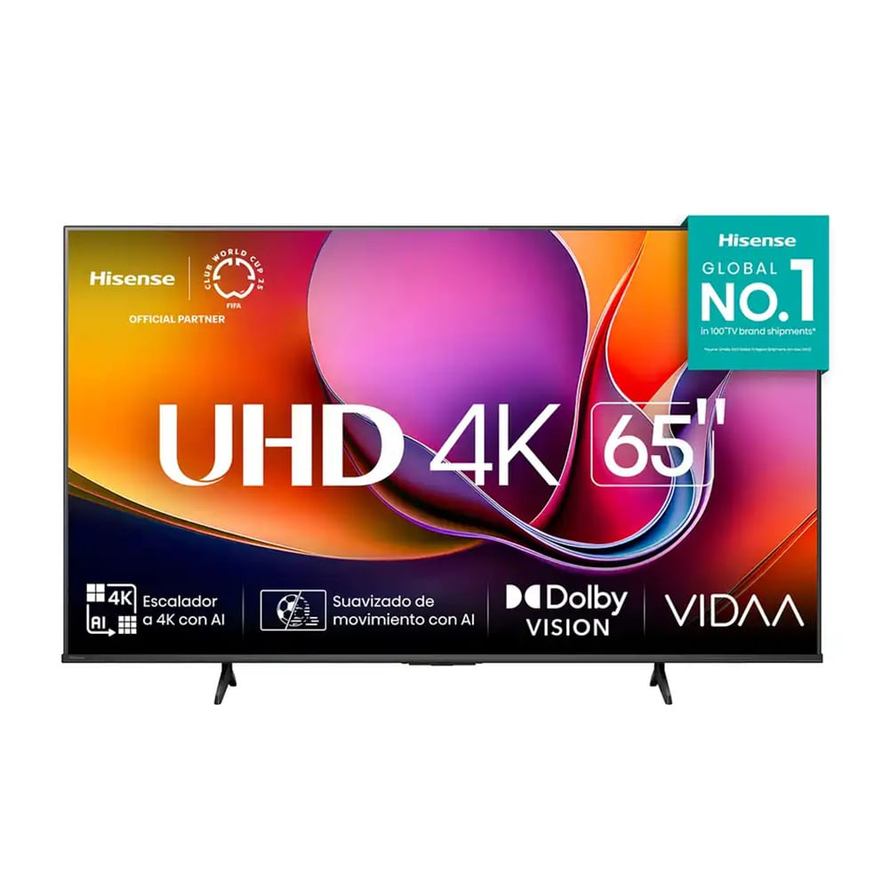 TELEVISOR SMART TV HISENSE 4K ULTRA HD 65” 65A6NV - Shopstar