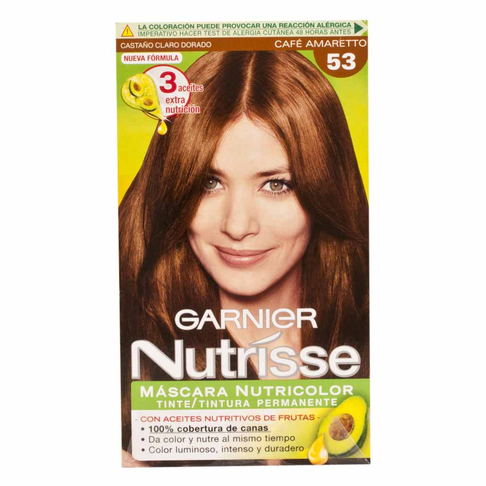 Tinte para Cabello GARNIER Nutrisse 53 Nuez Caja 1un - Shopstar