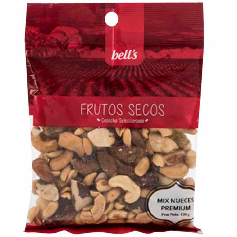 Piqueo BELL'S Mix nueces premium Bolsa 150Gr - Shopstar