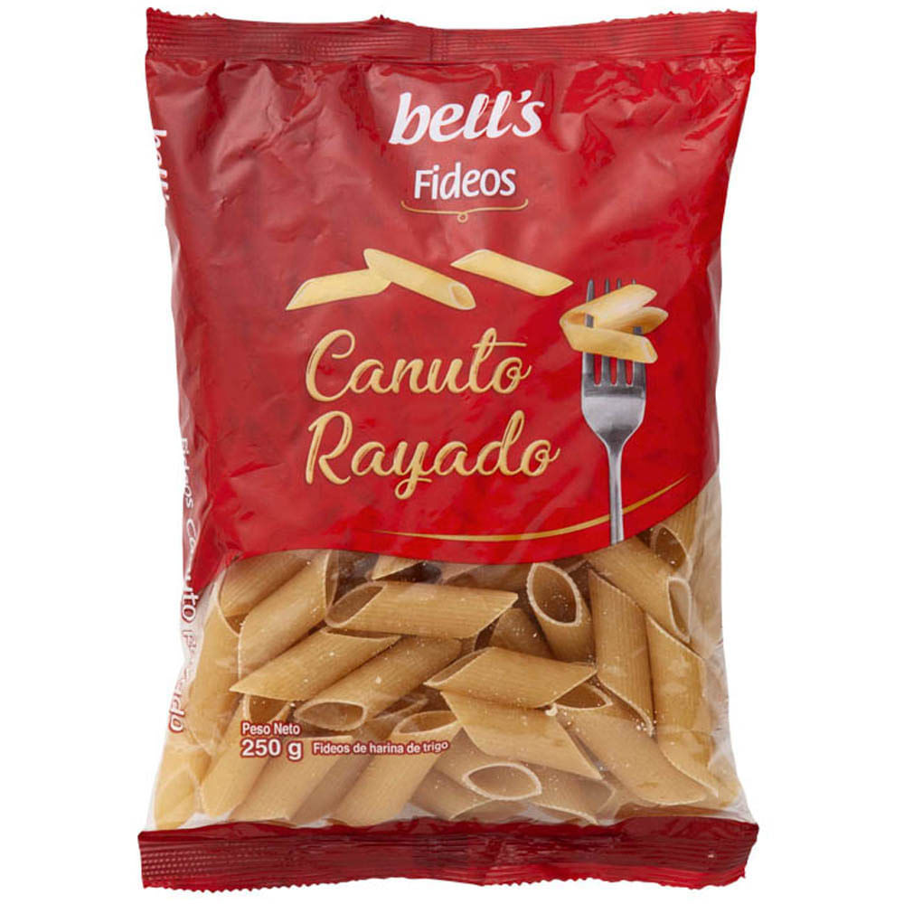 Fideos Canuto Rayado BELL'S Empaque 250g - Shopstar