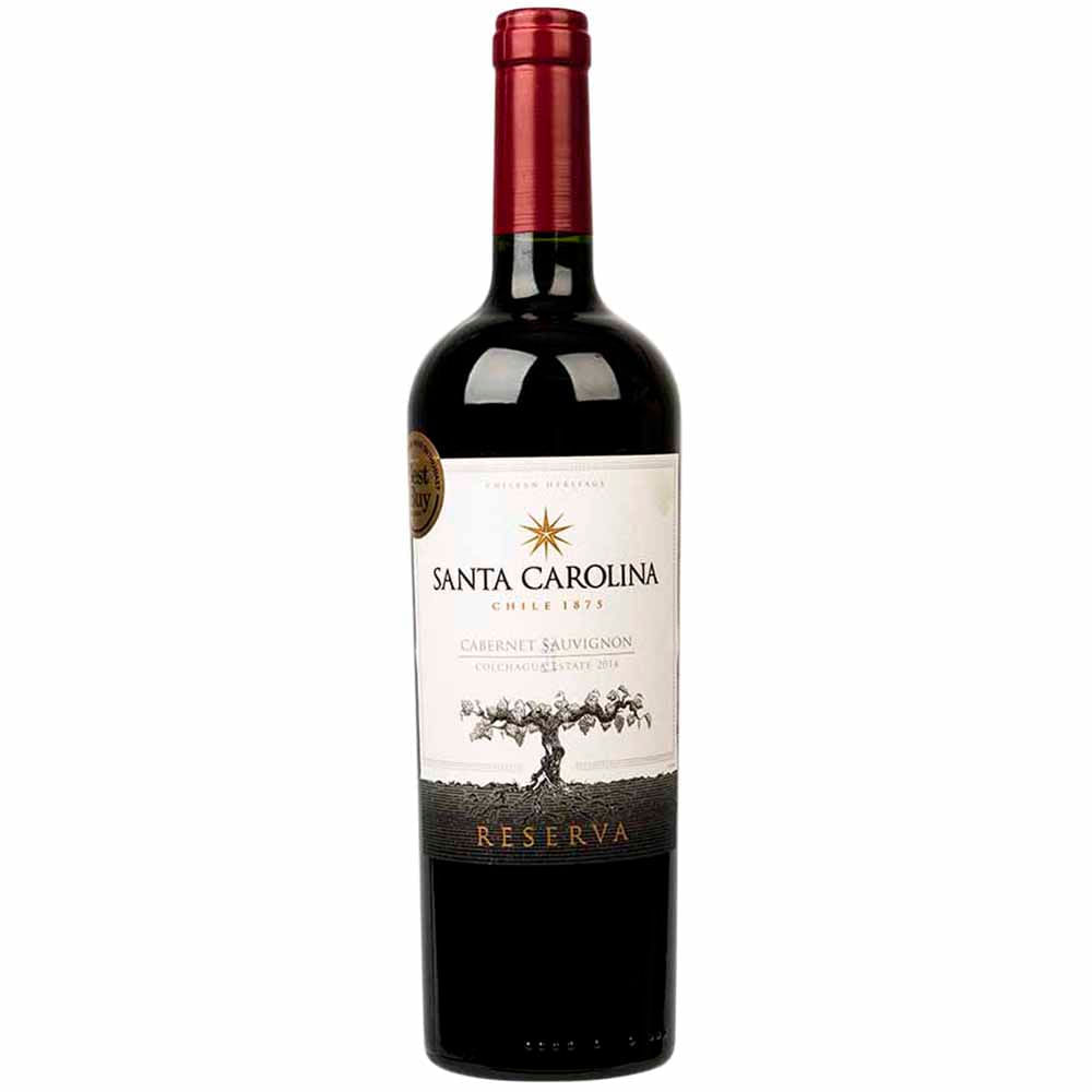 Vino Tinto SANTA CAROLINA Cabernet Sauvignon Botella 750ml - Shopstar