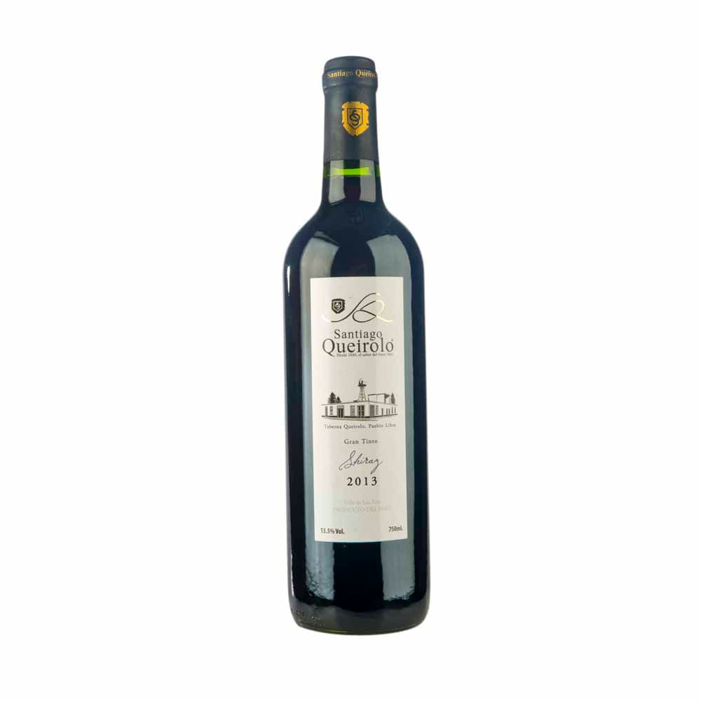 Vino SANTIAGO QUEIROLO Gran Tinto Shiraz Botella 750ml - Shopstar