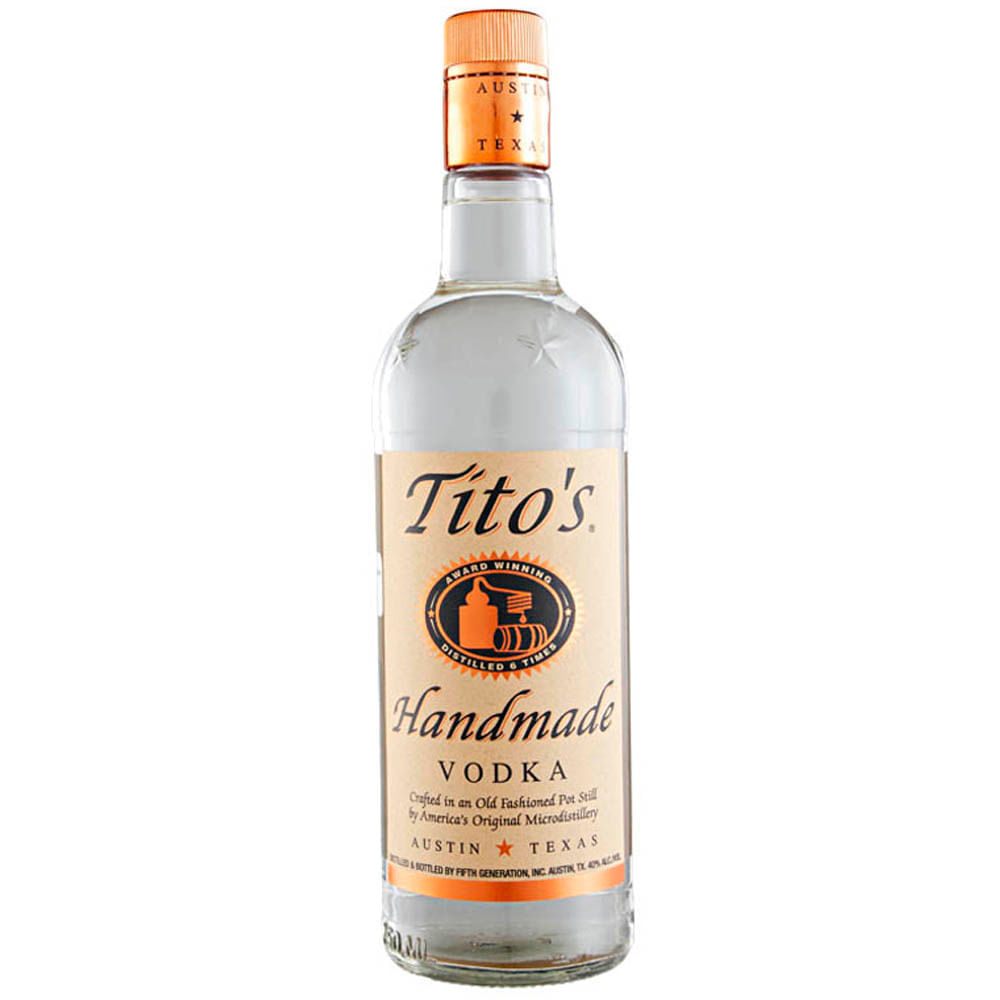 Vodka TITO'S Handmade Botella 750ml - Shopstar