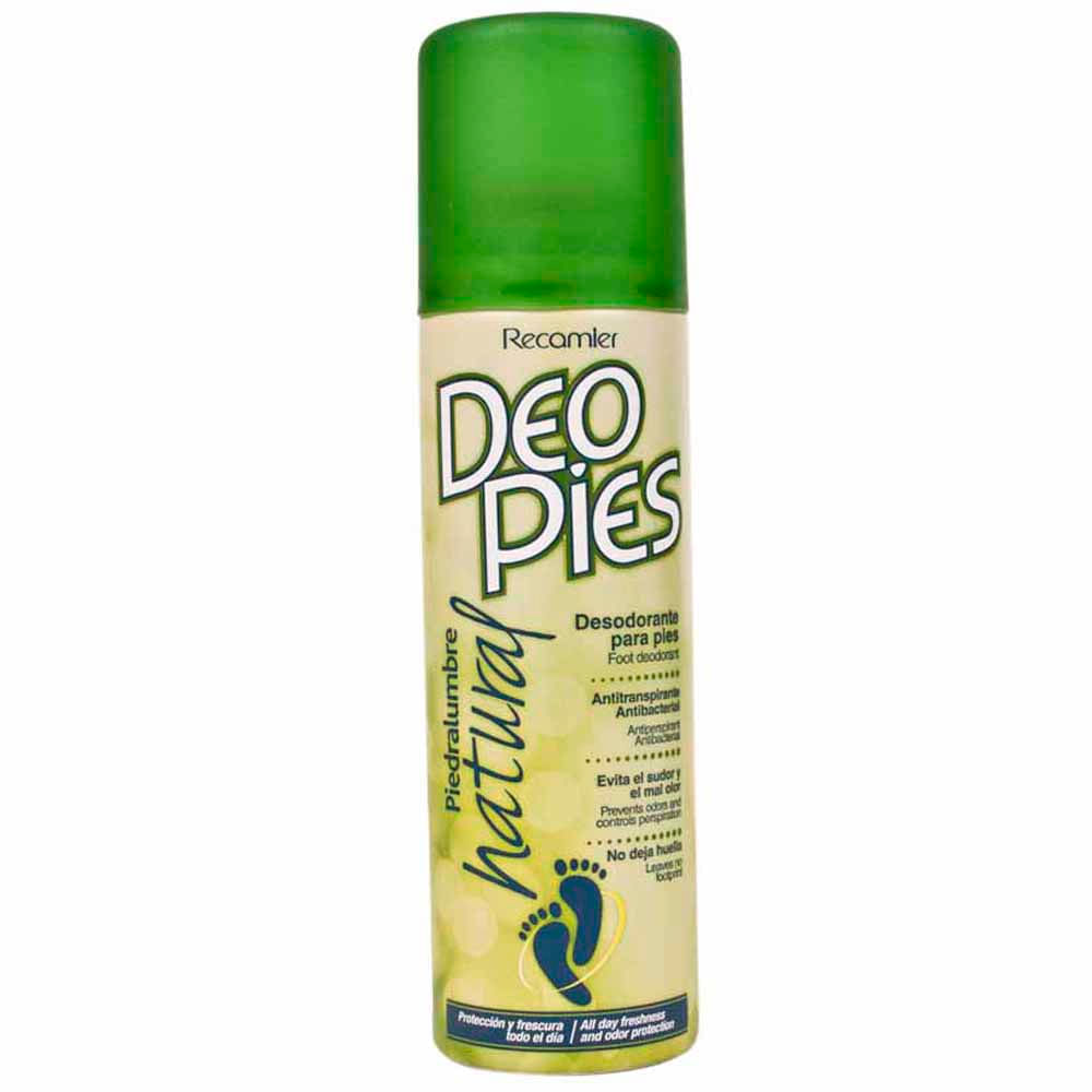 Desodorante Aerosol para Pies DEO PIES Piedralumbre Natural Frasco ...