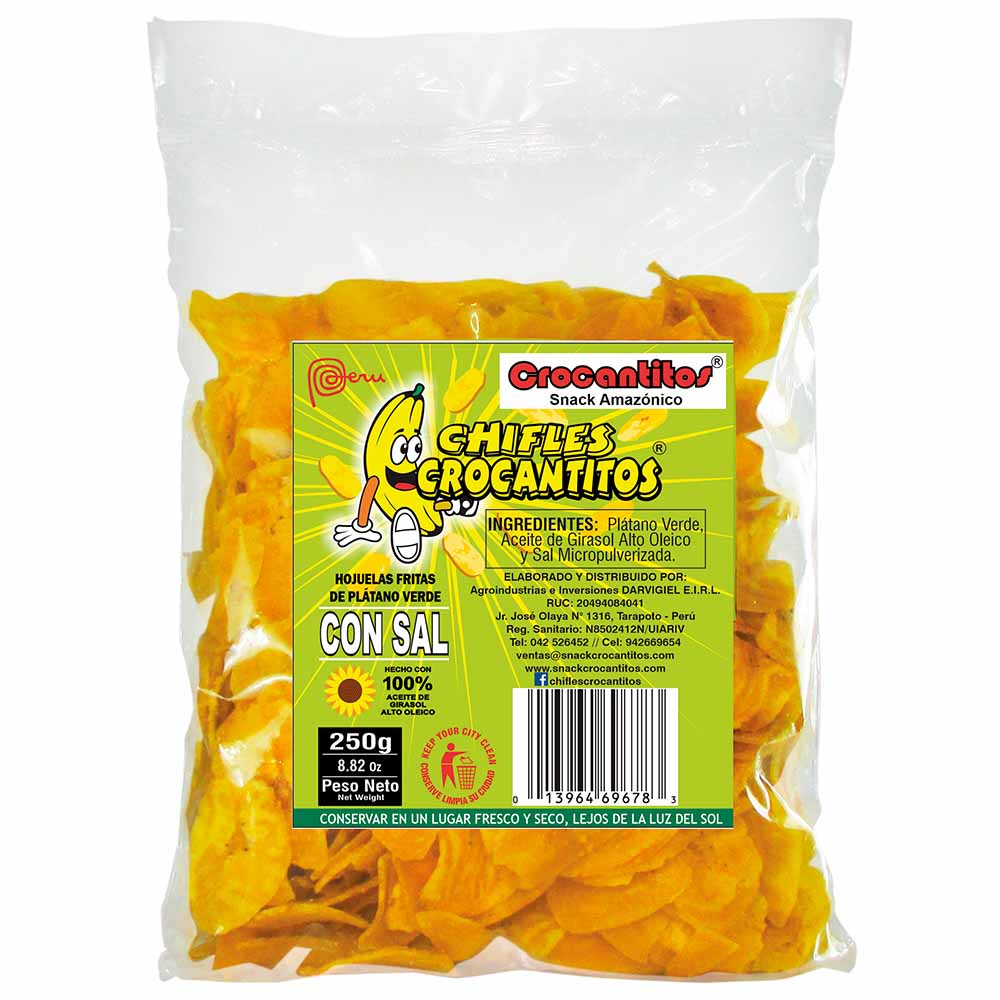 Chifles Salados CROCANTITOS Bolsa 250g - Shopstar