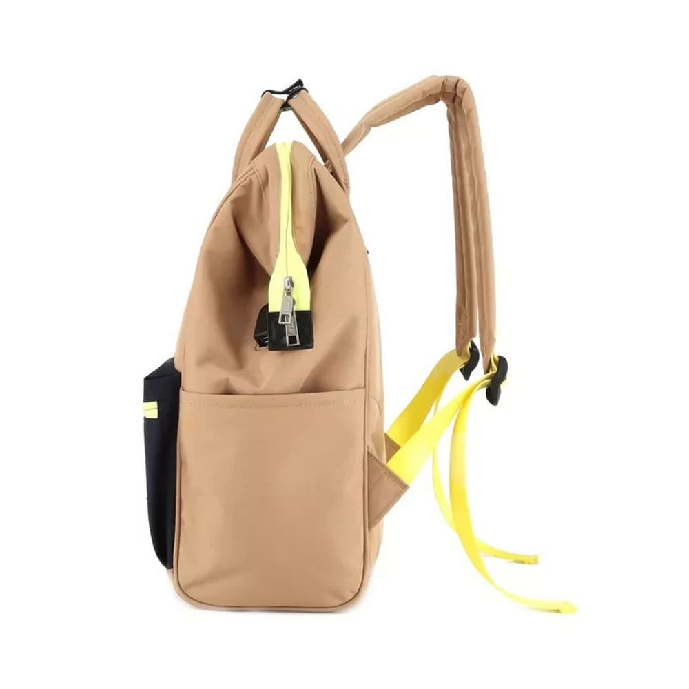 Mochila escolar o de viaje porta Laptop H9003-2 Caqui - Shopstar