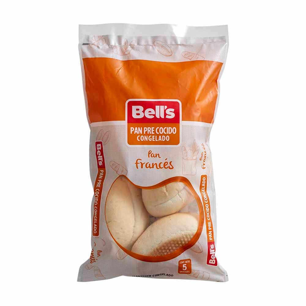 Pan Francés Precocido Congelado BELL'S Bolsa 5un - Shopstar