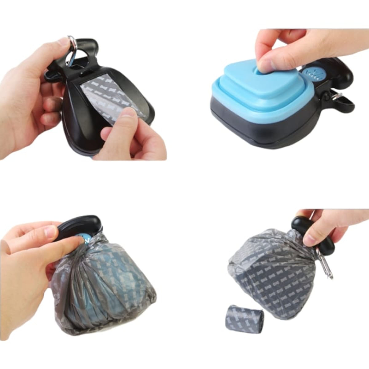 Recogedor de Excremento de Perros y Gatos con Compartimiento de Bolsas ...